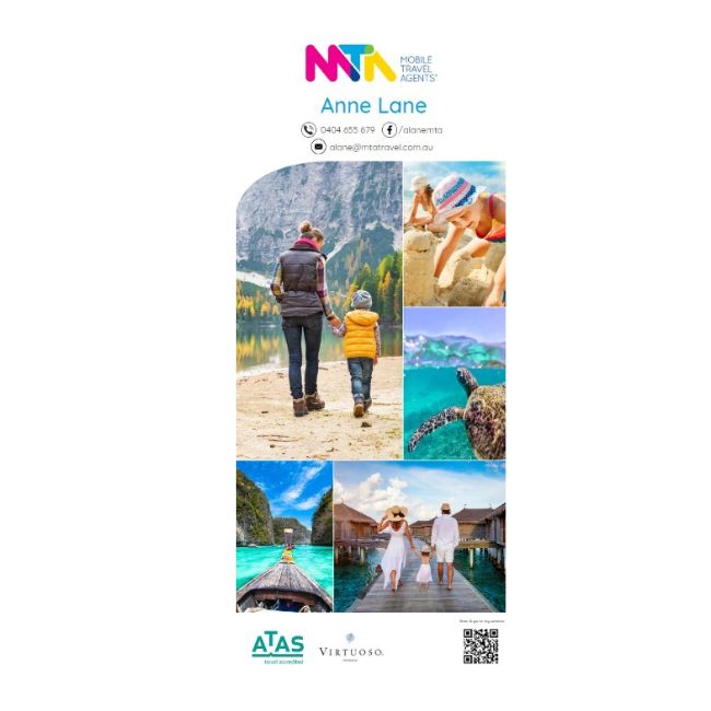 Personalised pull-up banner – MTA Market Place